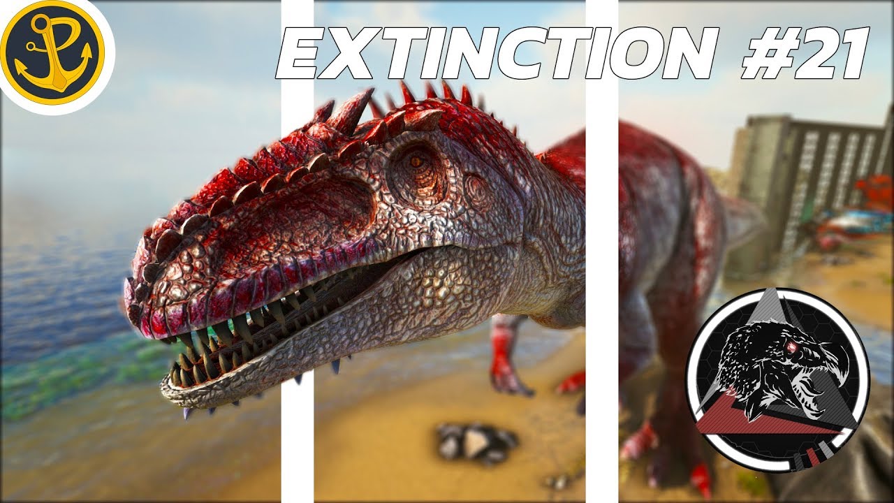 ARK Extinction Core: TAMING A SCARY ALPHA GIGA - w/ Wombat! E21 - YouTube