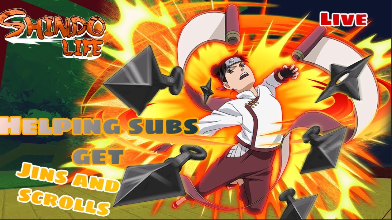 Shindo Life 🔴Helping Subs Get Jins/Scroll/Grinding/War!!!{Snake kg/New ...