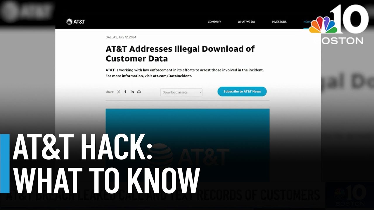 What AT&T customers should know about about the major hack - YouTube