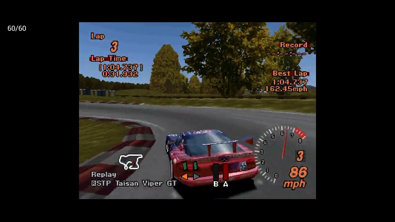 Gran Turismo 2 Hot Laps ( STP Taisan Viper GT ) Autumn Ring 1:04.737 ...