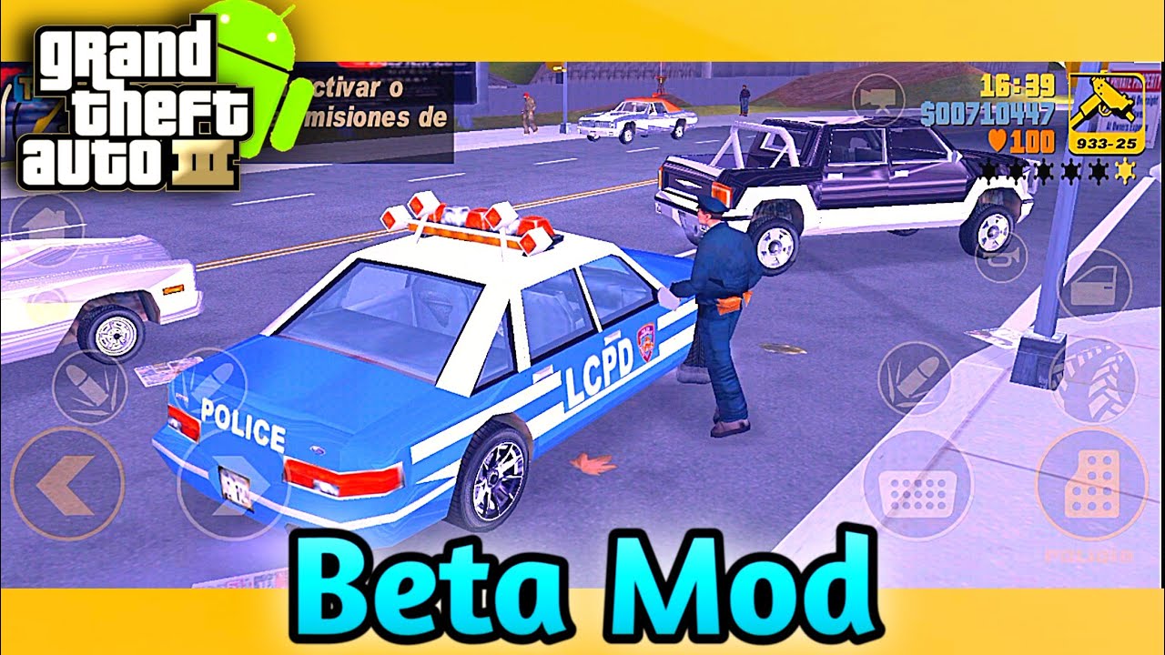 Mod BETA para GTA 3 de ANDROID - YouTube
