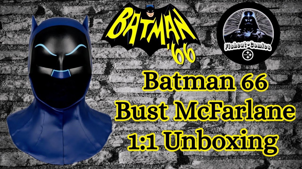 Batman 66 Cowl McFarlane 1:1 Unboxing - YouTube