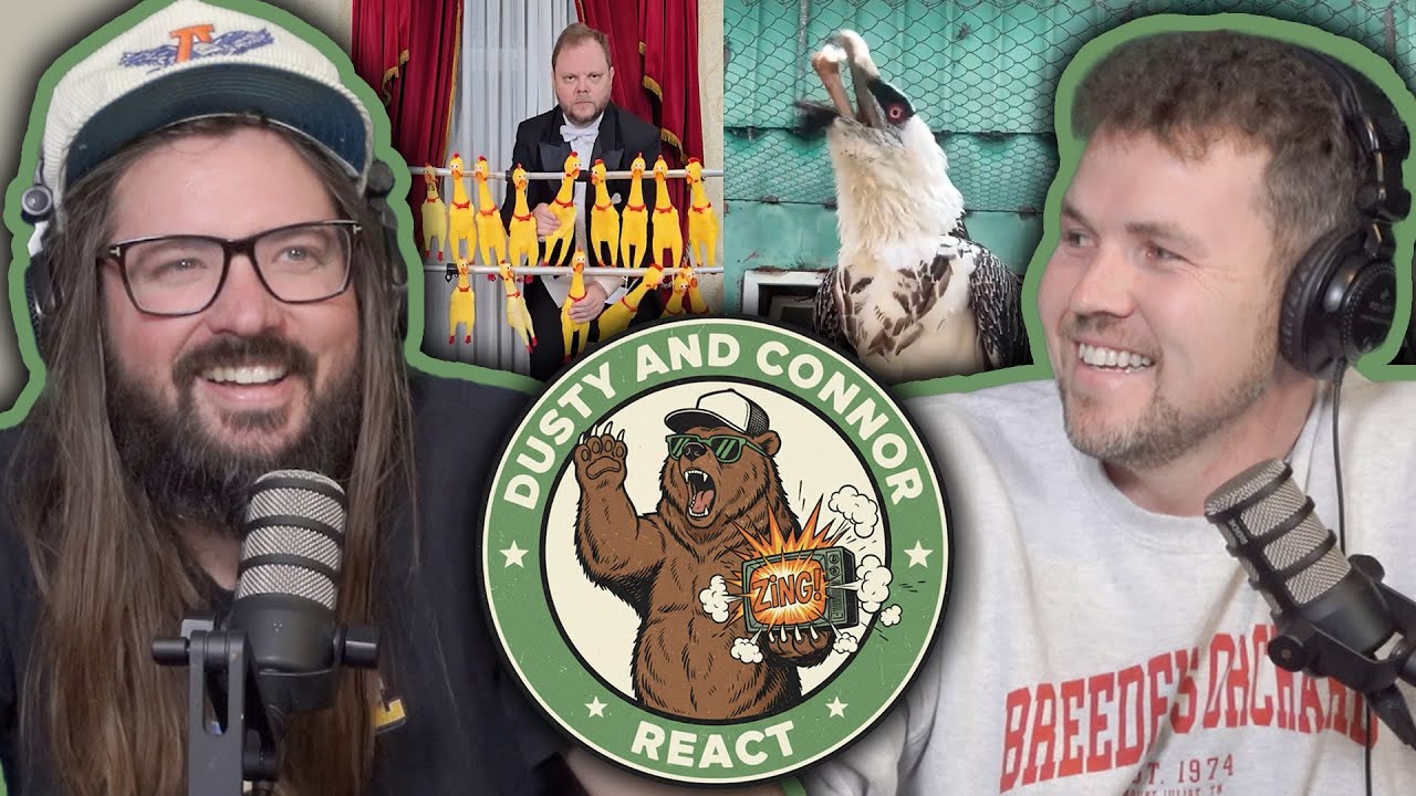 Murderous Birds & Rubber Chicken Songs | Dusty & Connor React - YouTube