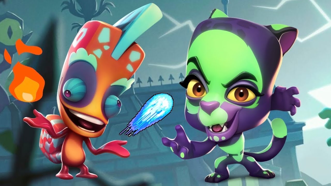 Vermillion Larry vs Neon Elaine || Zooba - YouTube