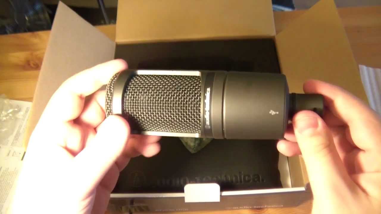 Audio-Technica AT2020 USB Unboxing / Kicsomagolás - YouTube