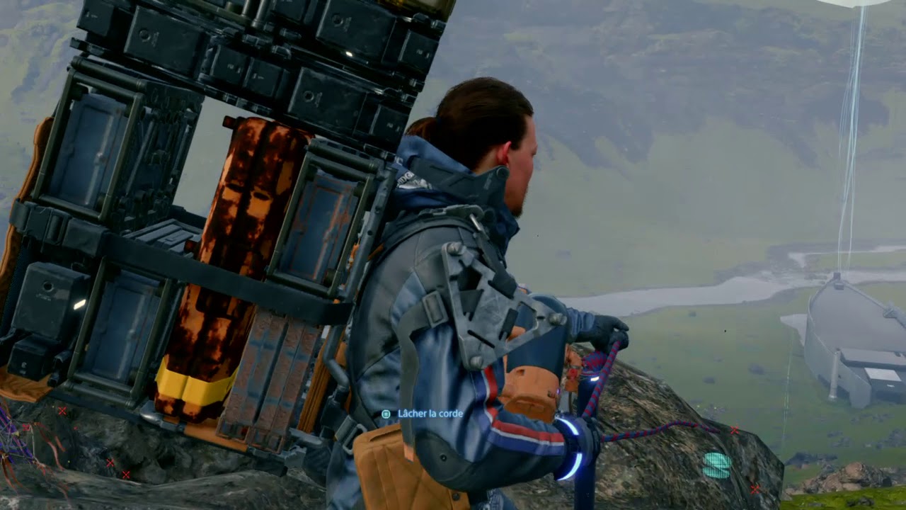 DEATH STRANDING gameplay infiltration and social strand system - YouTube