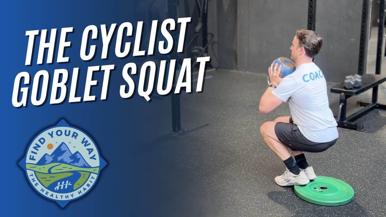 How to Do the Cyclist Goblet Squat | 60-Second Leg Workout Tutorial #quads #gobletsquat - YouTube