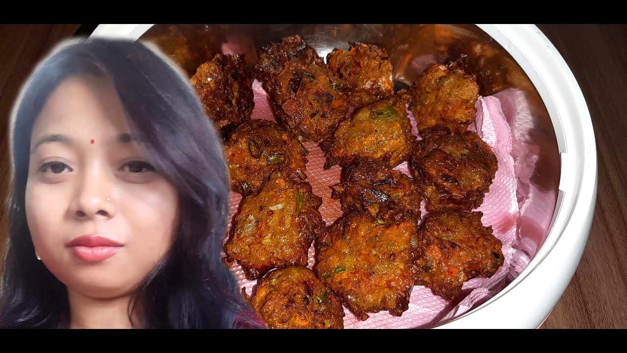 Carrot Pakora Recipe - How to make carrot fritters - Pakoda Recipe ...