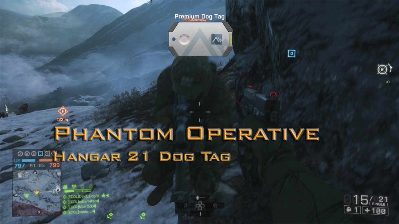 BF4 Phantom Operative Hangar 21 - YouTube