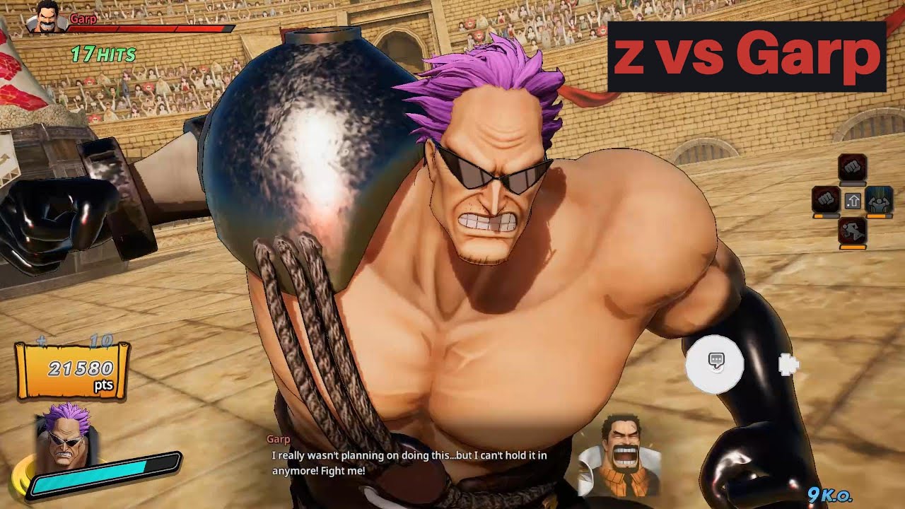 FINAL BATTLE: ZEPHYR VS GARP - True Coliseum King | One Piece: Pirate ...