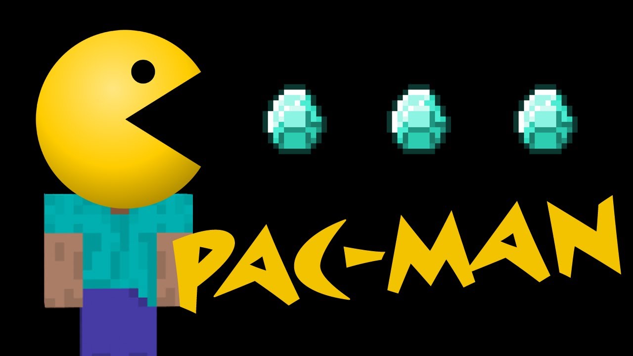 Pac-Man [Minecraft 1.7 minigame] - YouTube