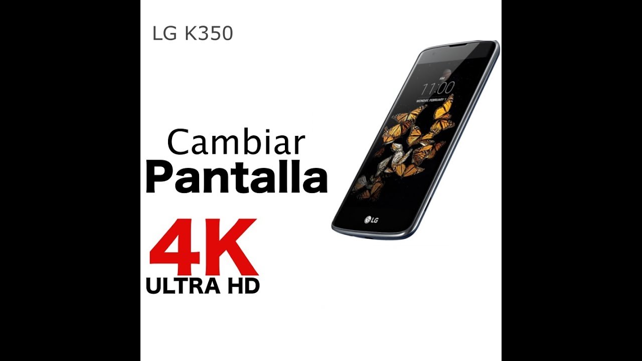 LG K350 cambiar pantalla - YouTube