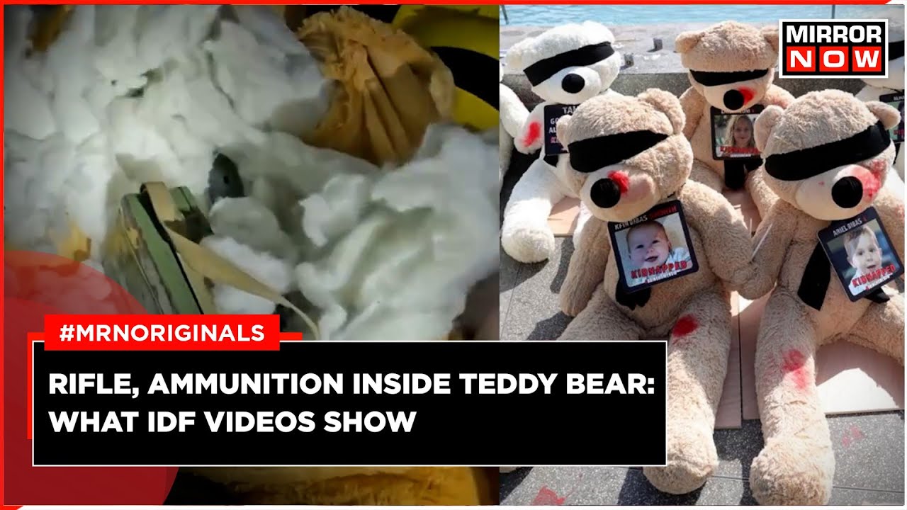 Israel Hamas War | Teddy Bears 'Stuffed With Weapons' In Gaza School ...