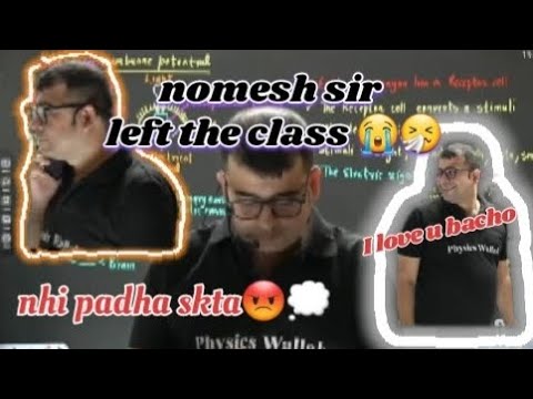 NOMESH SIR GOT IRRITATED🤬 / ONLINE CLASS📚 / NOMESH SIR LEAVING THE ...