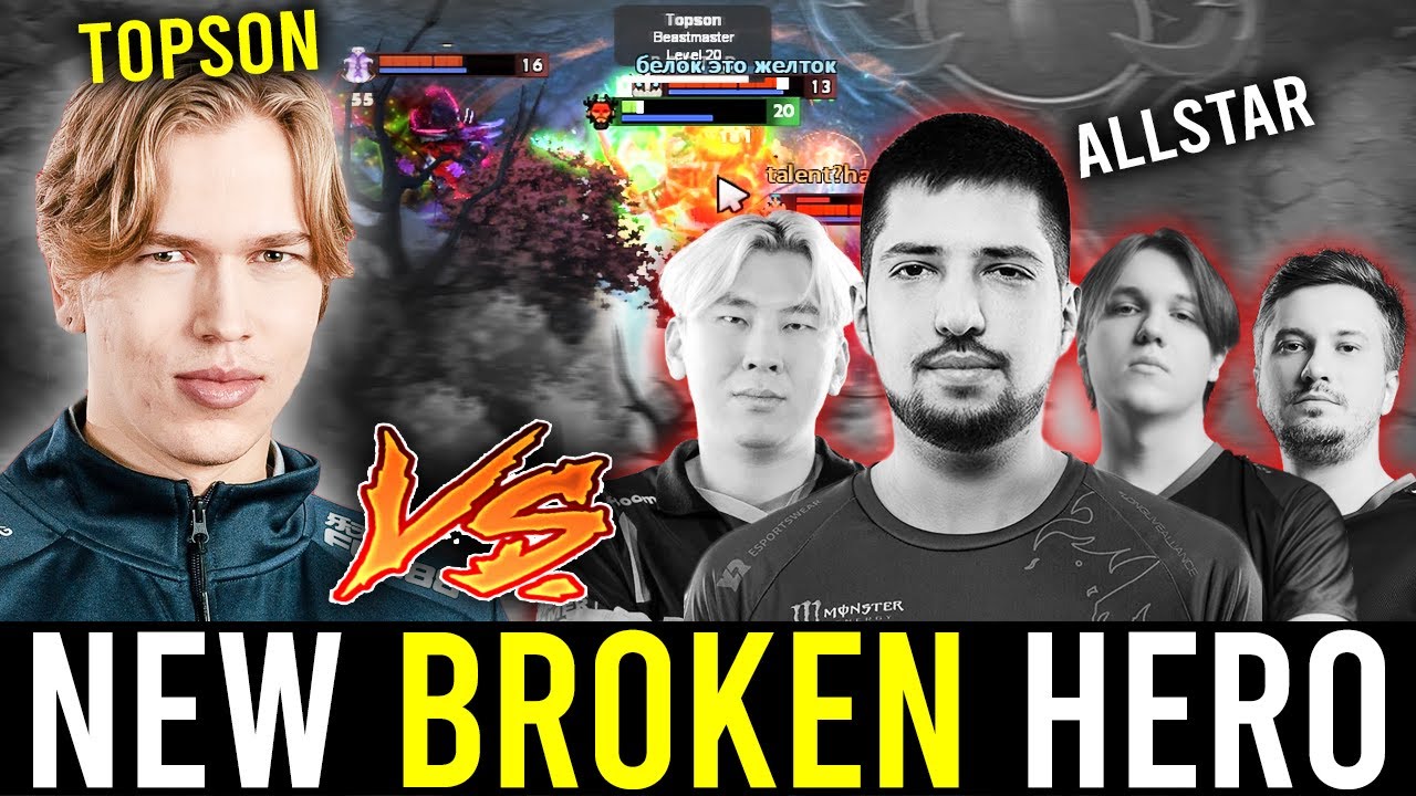 TOPSON shows WHY this HERO is 100% OP in an ALLSTAR MATCH! - YouTube