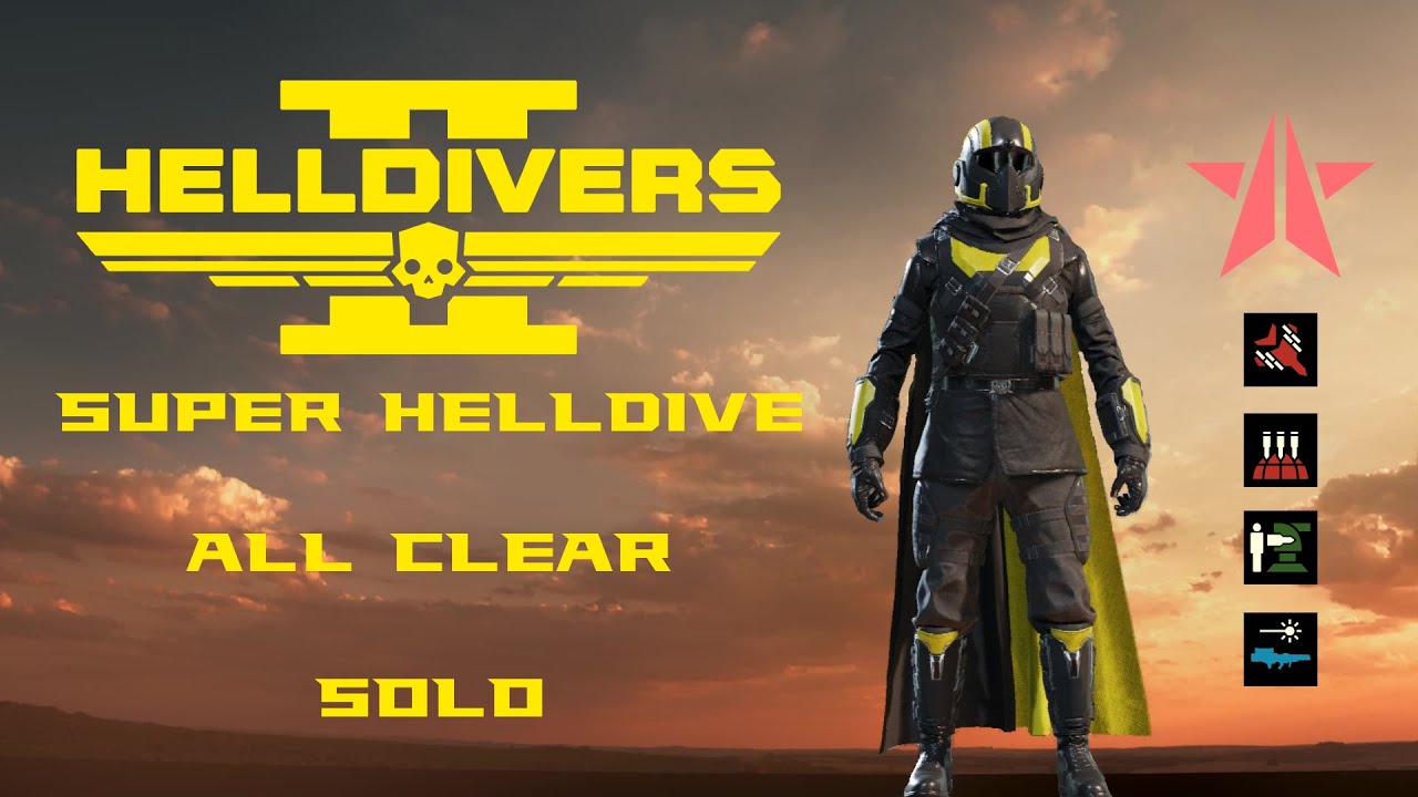 Helldivers 2 - Command Bunkers (All Clear, Solo, Super Helldive) - YouTube