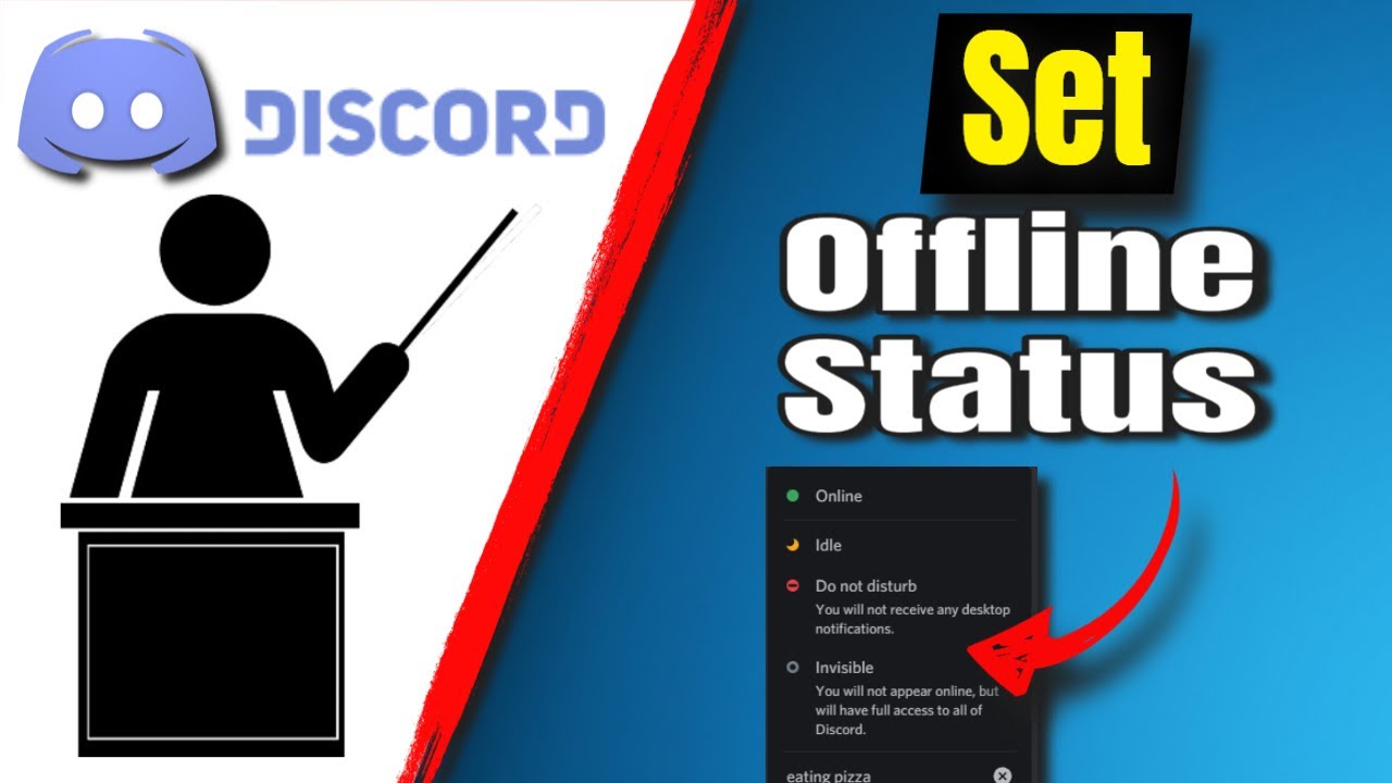 How To Change Discord Status To Offline - YouTube