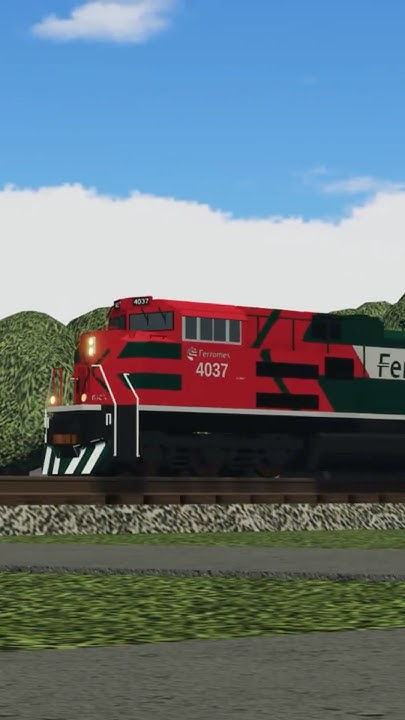 FXE 4037 Ace Leads #ferromex #fxe #mexico #train #railfan #railroad #railway - YouTube