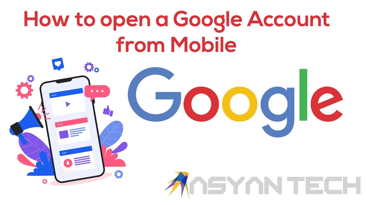 How open Google Account from mobile phone? - YouTube