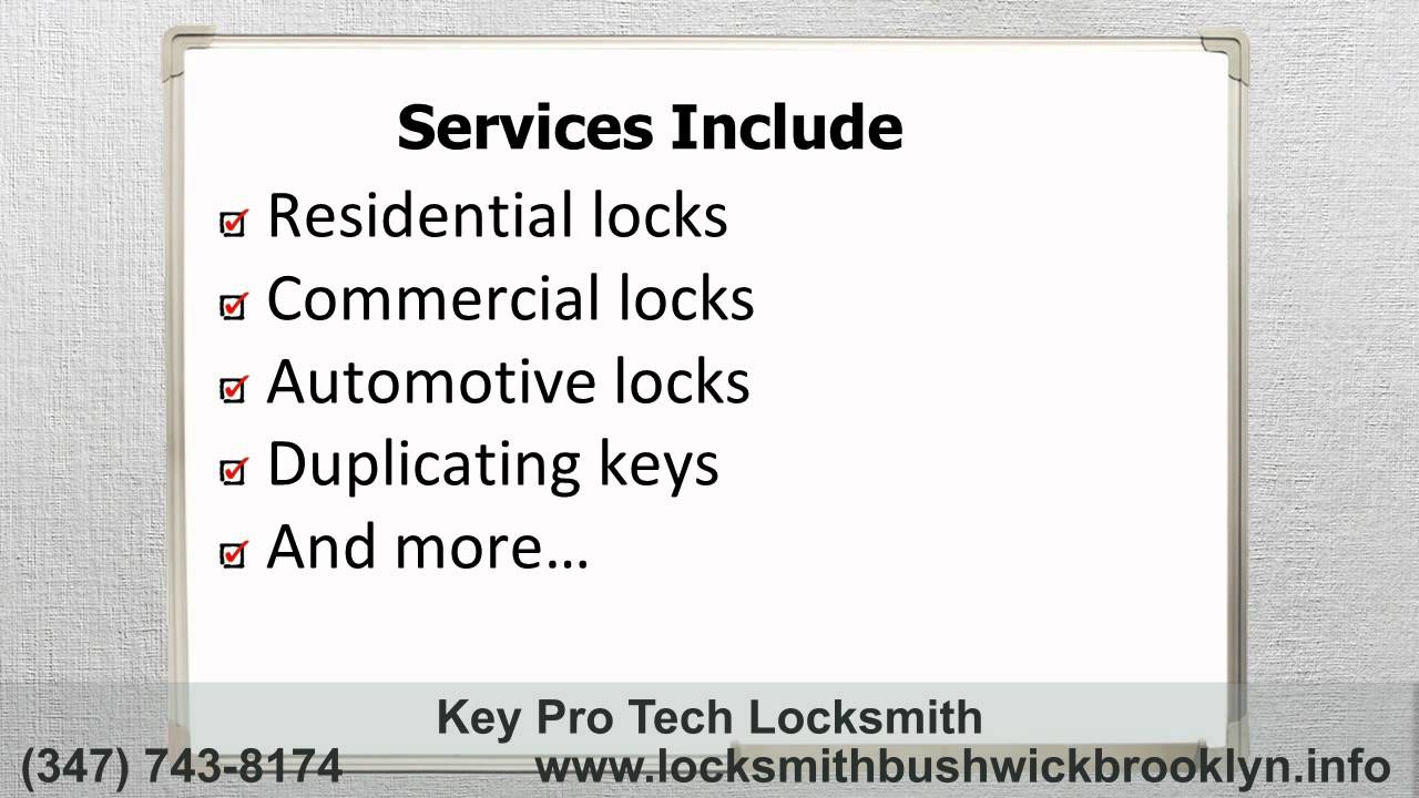 Key Pro Tech Locksmith in Williamsburg, NY 11206. - YouTube
