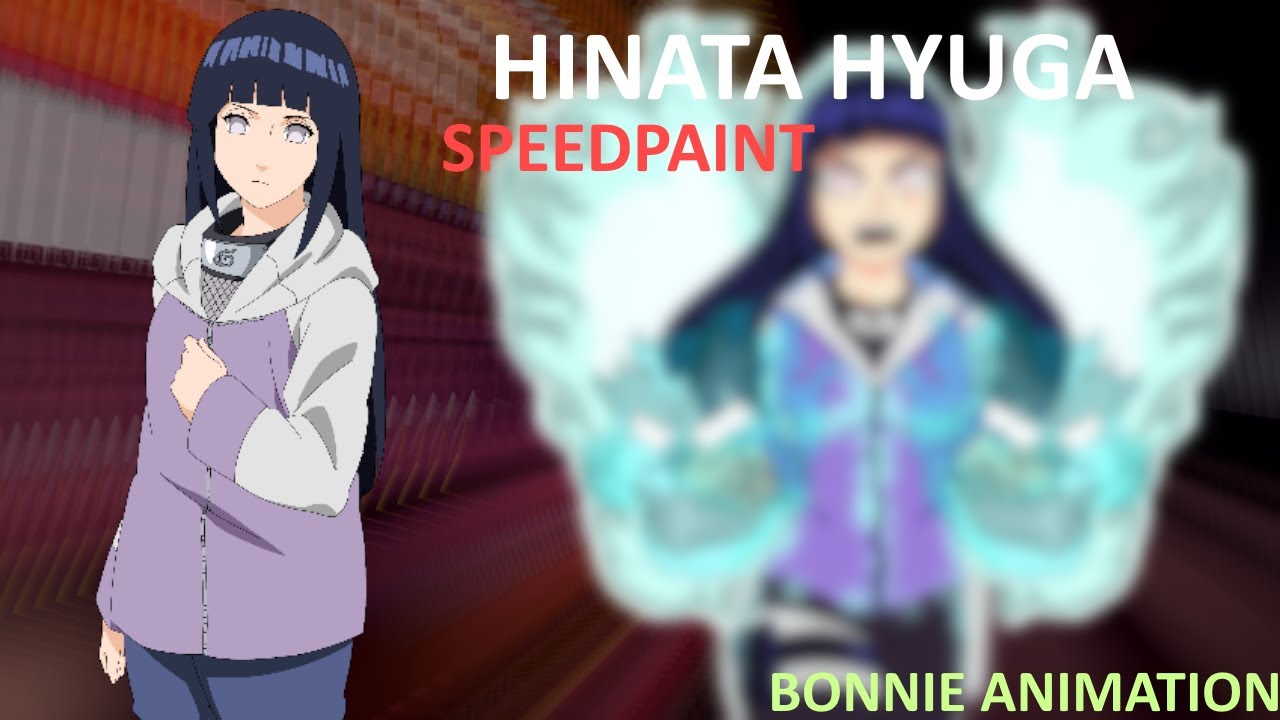[Hinata Hyuga] speedpaint | by: Bonnie animation - YouTube