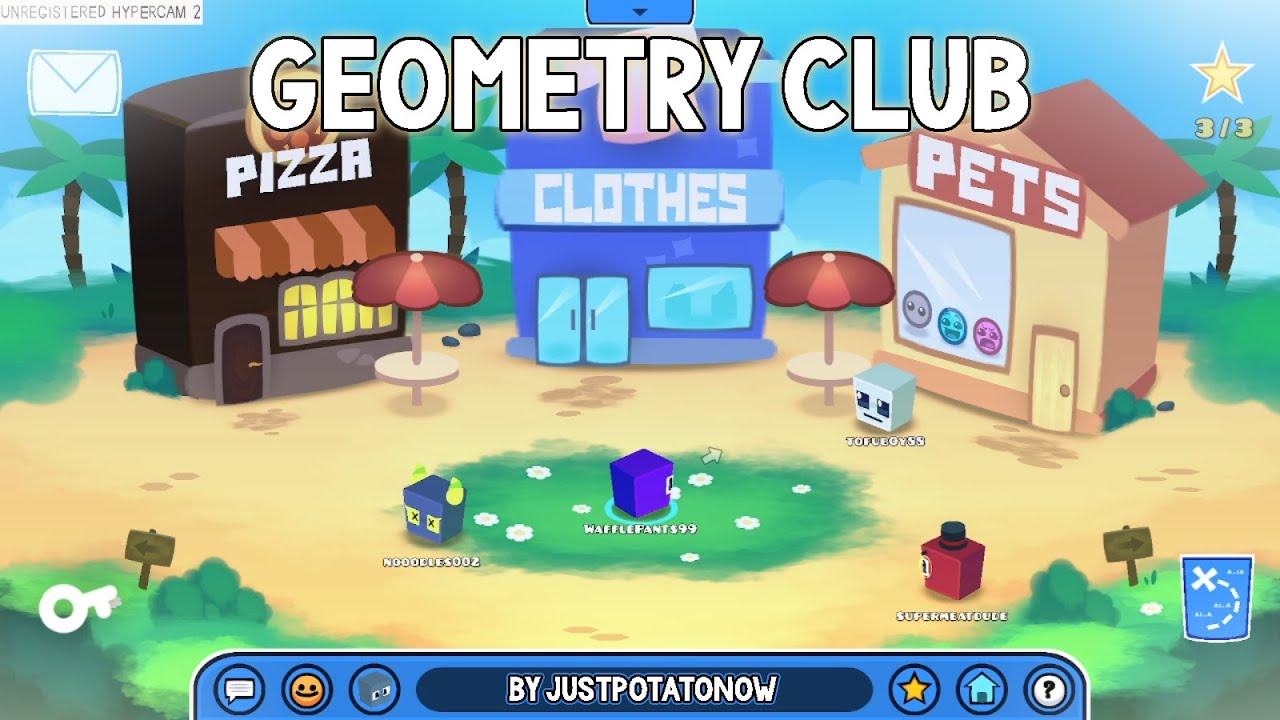 Geometry Club by JustPotatoNow {With coin} | Platform mode | Geometry ...