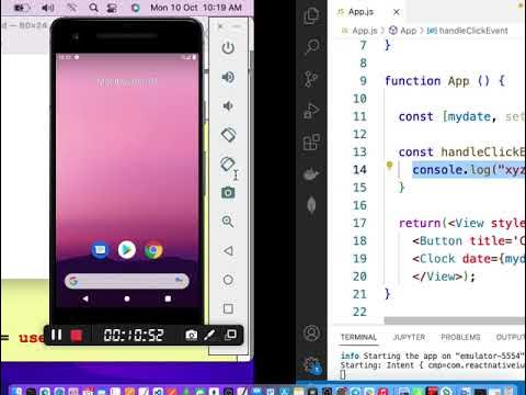Ch02 React Native Fundamentals Part 03 - state & useEffect - YouTube
