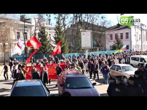 Пророссийские активисты требовали «посадить» Правый Сектор и звали на помощь Путина