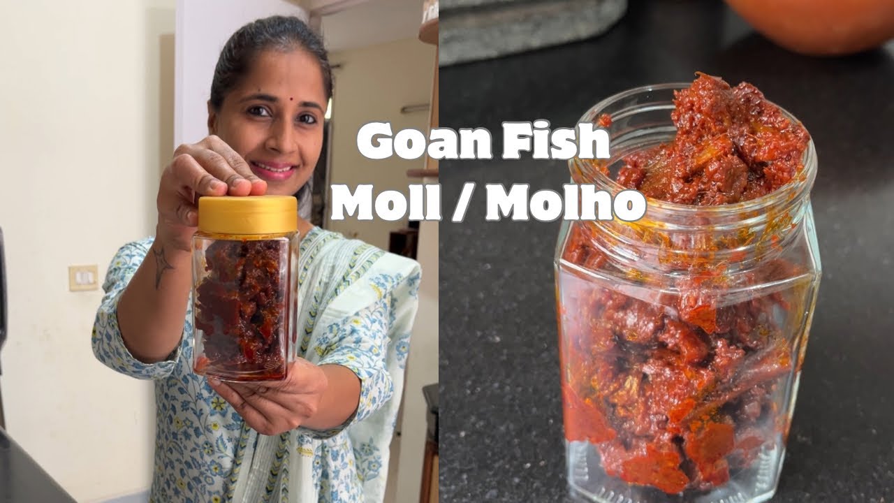 Goan Fish Moll / Molho Recipe | Fish Pickle | Dry Bombay Duck Pickle ...
