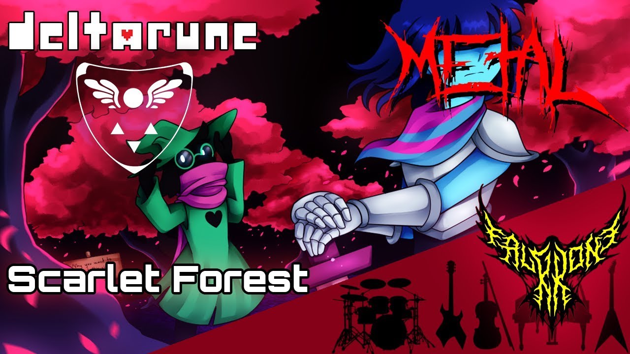DELTARUNE - Scarlet Forest 【Intense Symphonic Metal Cover】 - YouTube