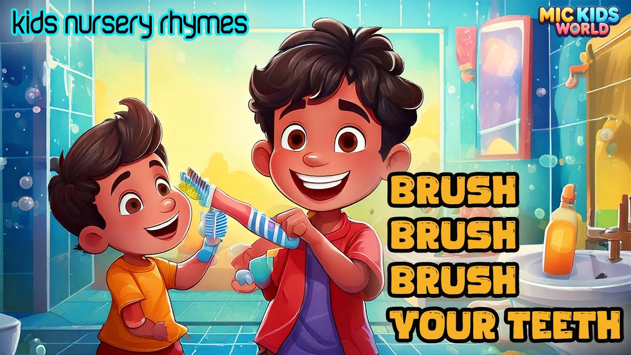 Brush Brush Brush Your Teeth | Fun Kids Sing-Along Song - YouTube