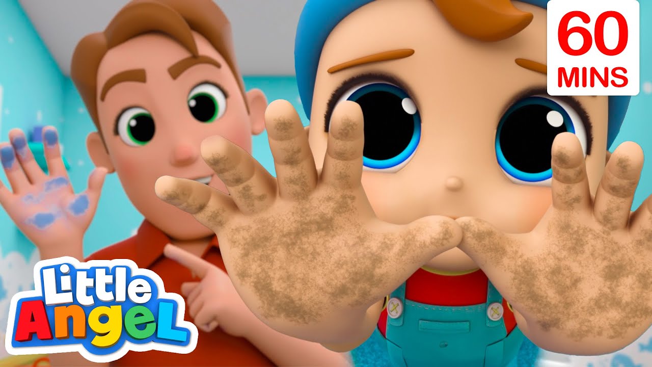 Handy Hygiene Heroes | Little Angel - Kids Cartoons & Songs | Healthy ...