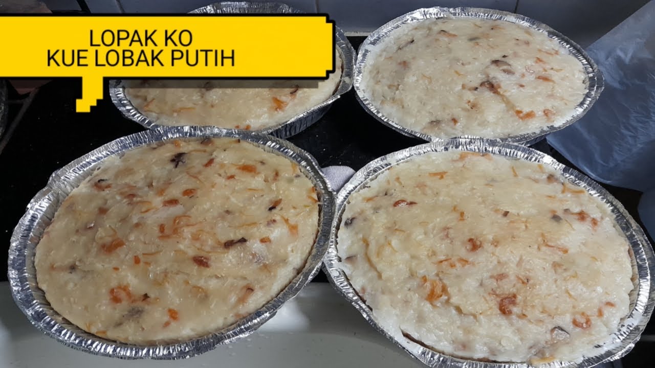 RESEP DAN CARA MEMBUAT LOPAK KO |KUE LOBAK PUTIH,kue imlek yang wajib ...