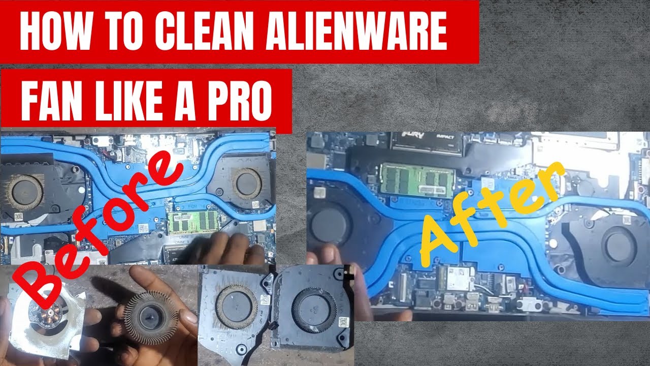 How to Clean Alienware (Dell G7-7790) Fan Like a Pro | Routine ...