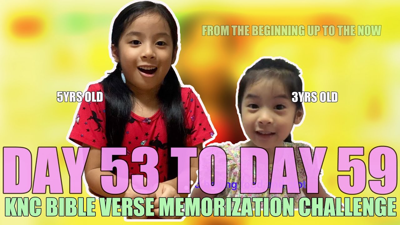 KNC BIBLE VERSE MEMO CHALLENGE PART 8 | INSPIRATIONAL | OMEGA DIGI ...