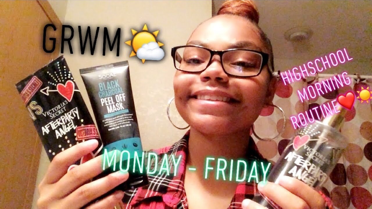 GRWM | MY HIGH-SCHOOL MORNING ROUTINE - YouTube