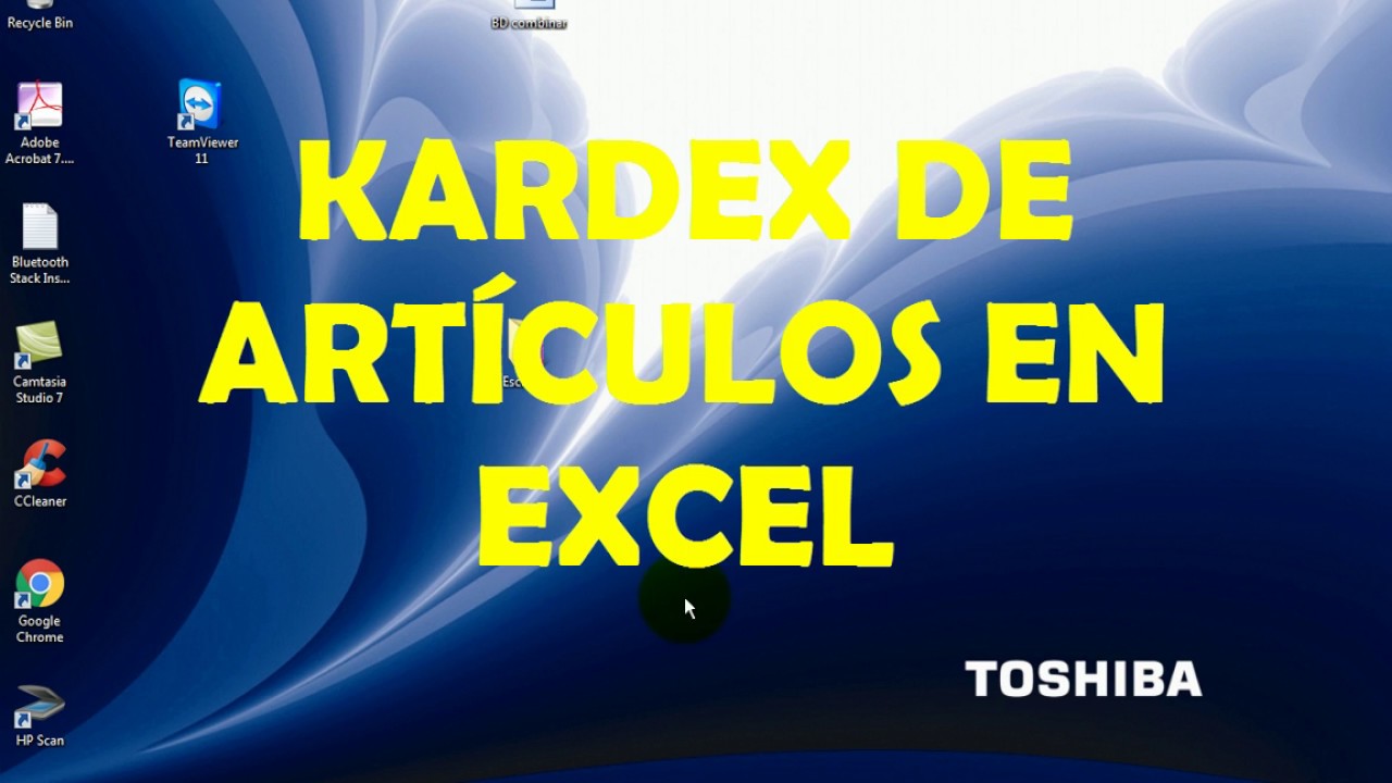 Kardex fácil en excel - YouTube