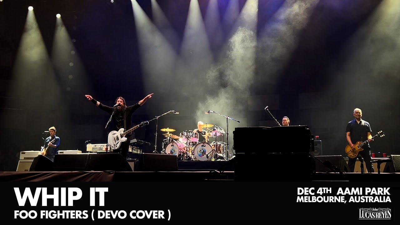 Whip It (Devo Cover) - Foo Fighters Live in Melbourne - AAMI Park ...