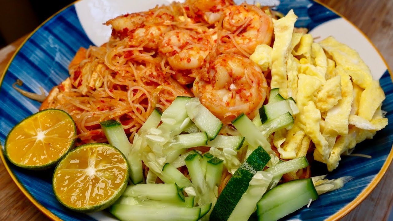马来香辣炒米粉（Mee Siam）酸酸辣辣好滋味，做法超级简单😋Malay spicy stir-fried rice noodles ...