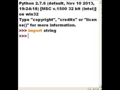 Python string library capitalize, capwords - YouTube