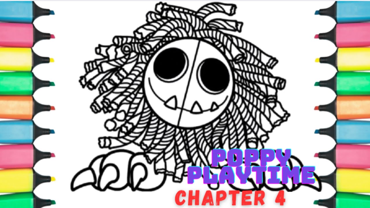 Yarnaby : Poppy Playtime Chapter 4 New Coloring Pages Horror : NCS # ...
