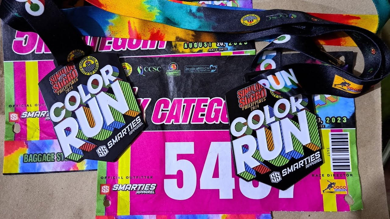 Sinulog Color Run 2024 south road property SRP Cebu City Philippines ...