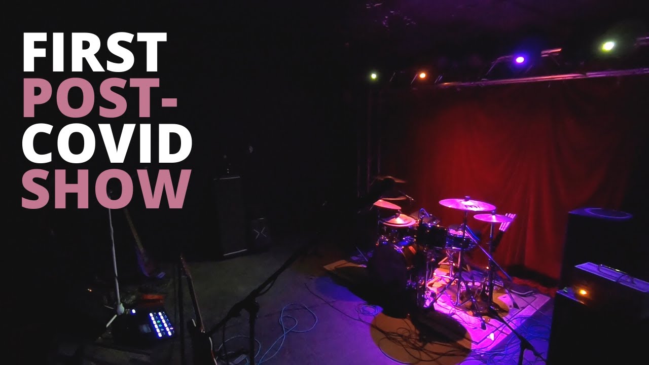 Playing my first show since lockdown began // Gig vlog featuring Four ...