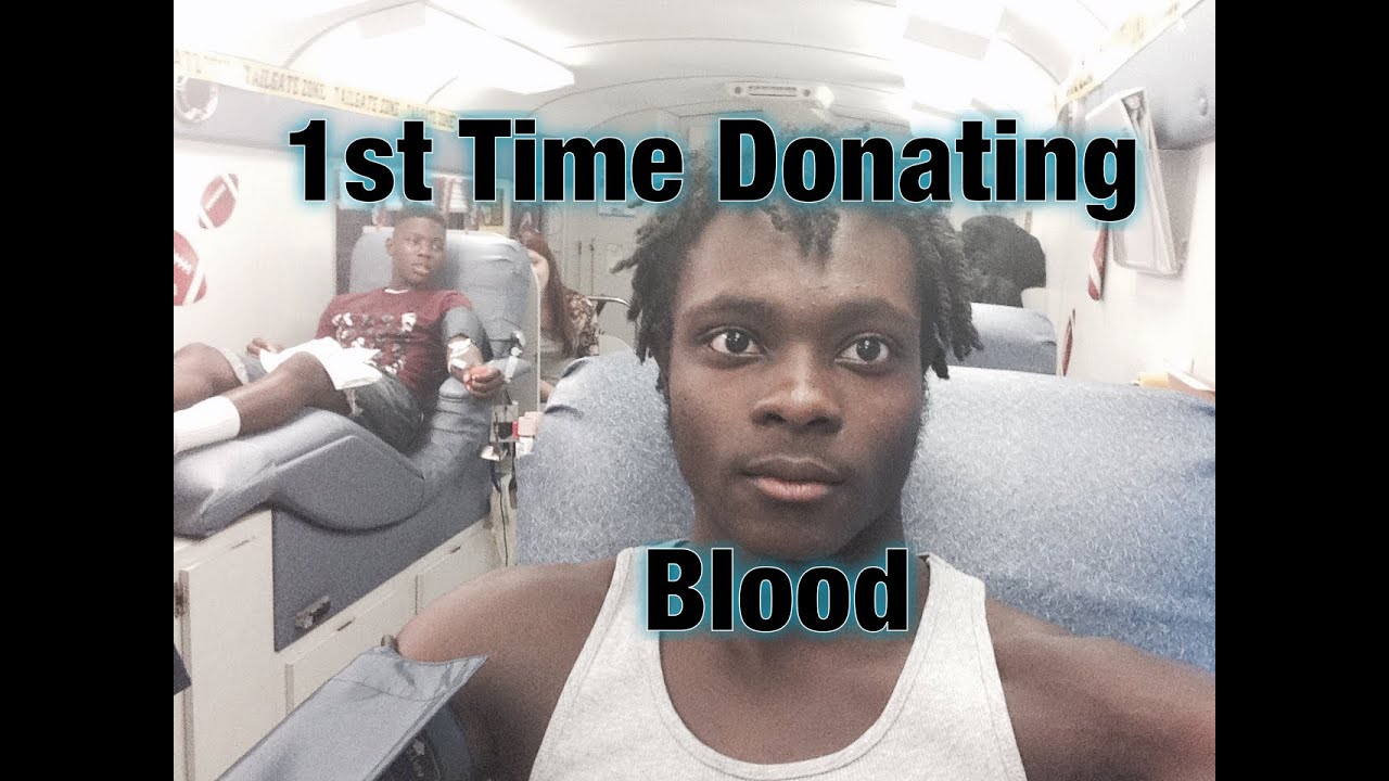 First Time Donating Blood!!! [Day 113] - YouTube
