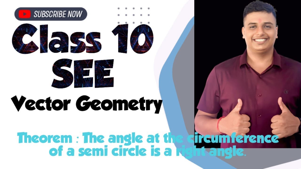 The Angle in a Semicircle is a Right Angle — Easy Geometry Proof - YouTube