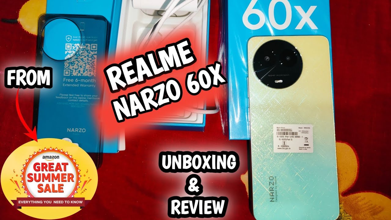 REALME NARZO 60X//BEST PHONE UNDER 12,000⚡//UNBOXING AND REVIEW🔥//A ...