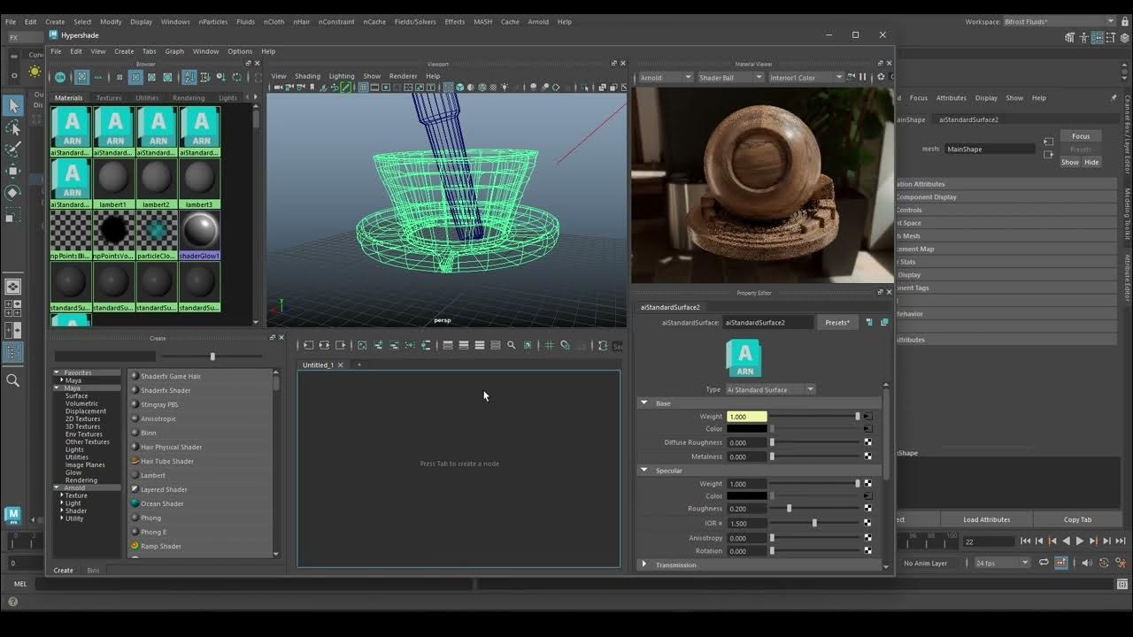 Maya 3d model with shaders. - YouTube
