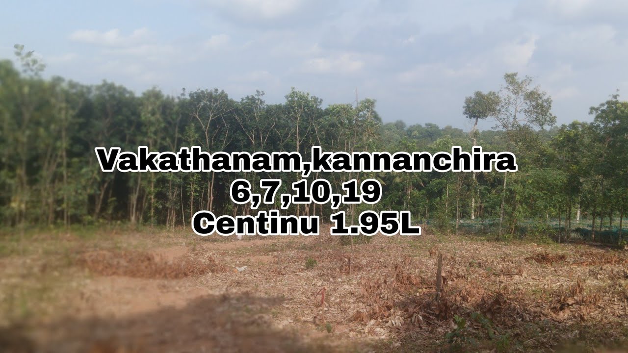 plot for sale|Vakathanam |6,7,10,19cents|9961883674|centinu1.95L| more ...