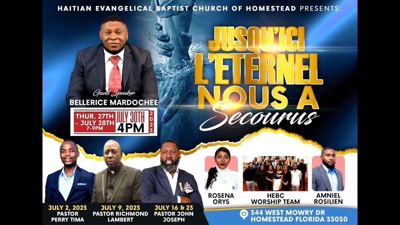 HEBC of Homestead | Celebrate 40 Years With Us! July 16, 2023 - YouTube