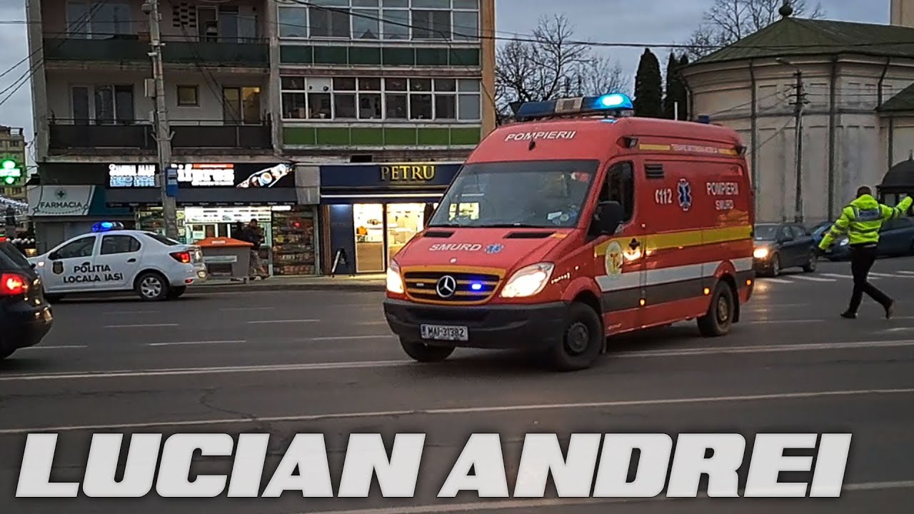 Ambulanta Pompierii SMURD C1 Terapie Intensiva Mobila - YouTube